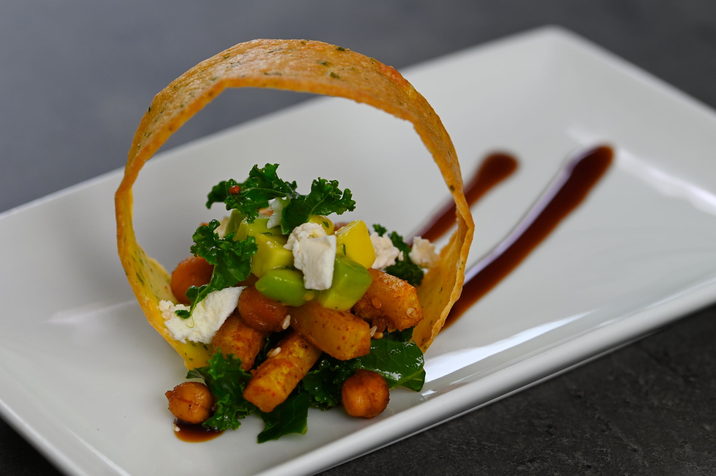 Savoury Tuile Biscuits